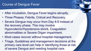 Clinical management of dengue in the primary care | PPTX