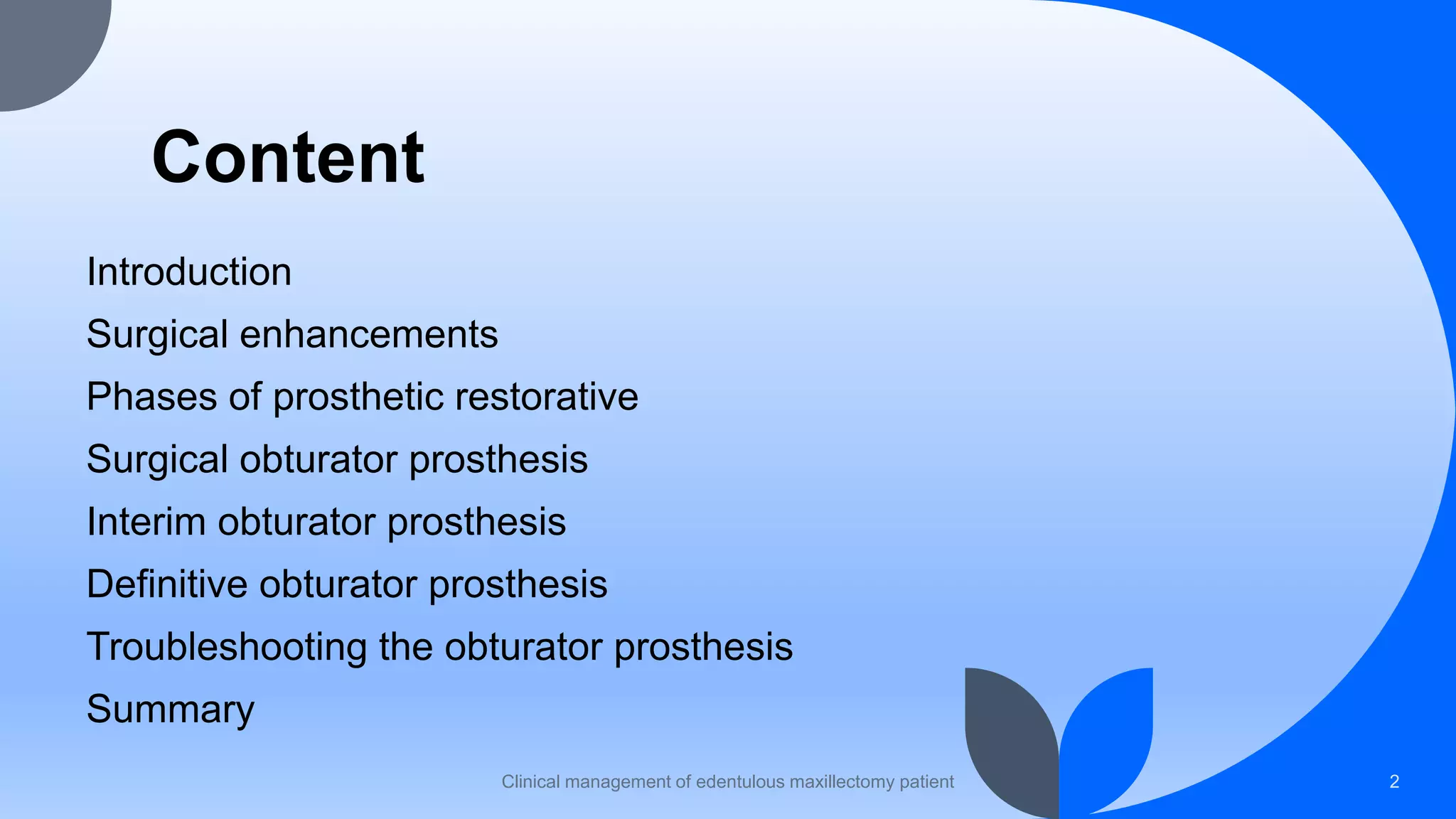 Clinical management of the edentulous maxillectomy patient.pptx