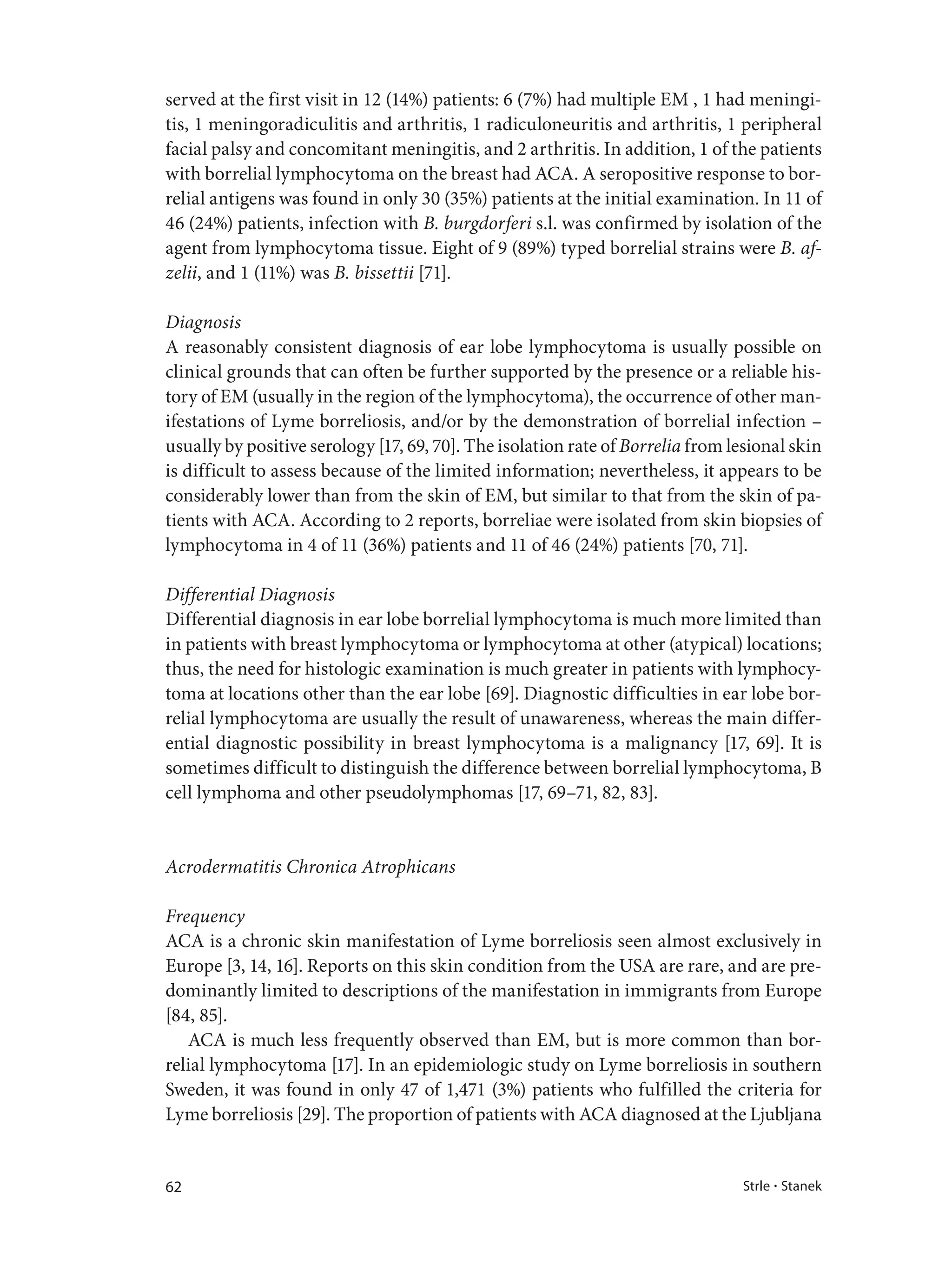 Clinical manifestations & diagnosis of lyme borreliosis | PDF