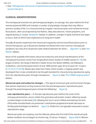 Clinical manifestations and diagnosis of menopause - UpToDate.pdf