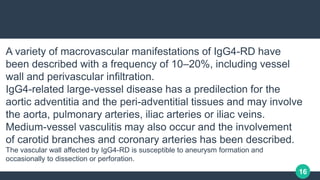 Clinical Manifestations of IgG4 related disease | PPT