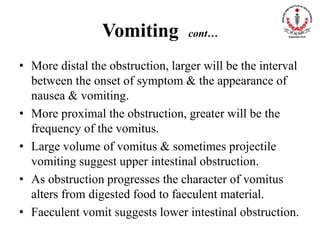 Clinical Manifestations of Intestinal Obstruction (Constipation) | PPTX