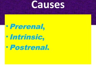 Clinical manifestations of renal diseases st | PPT