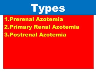 Clinical manifestations of renal diseases st | PPT