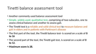 Clinical measurement scales in physical therapy | PPTX