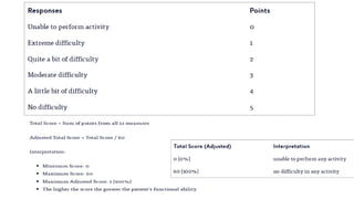 Clinical measurement scales in physical therapy | PPTX