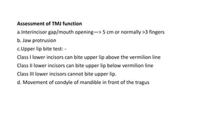 TMJ ankylosis | PPTX