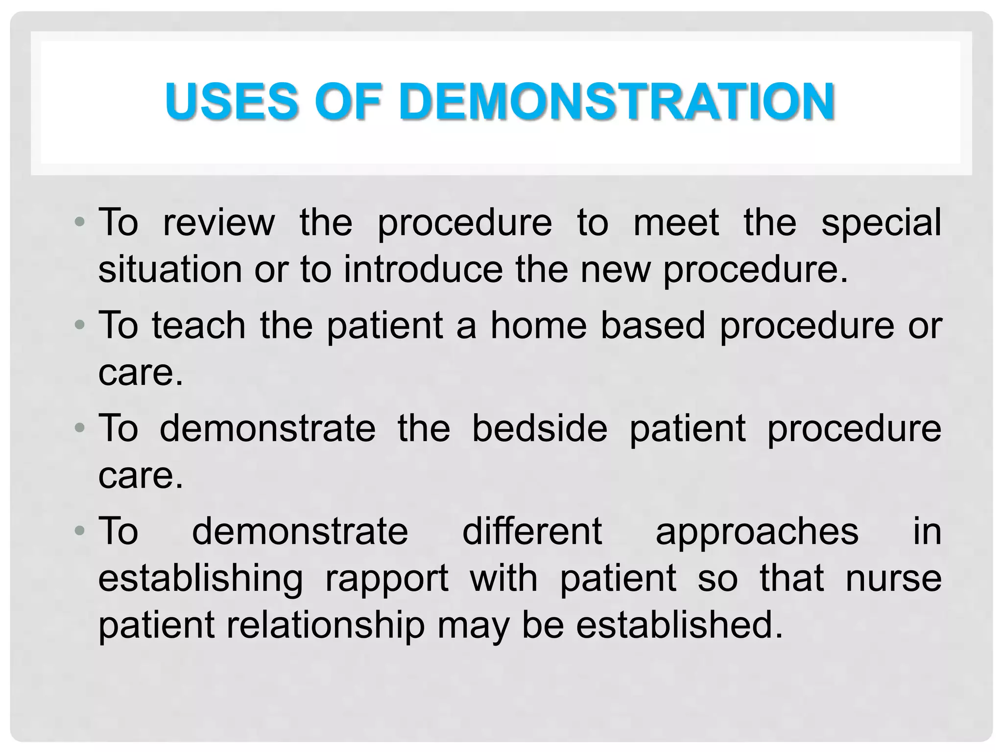 Clinical methods of teaching | PPTX