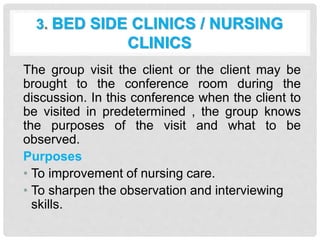 Clinical methods of teaching | PPTX