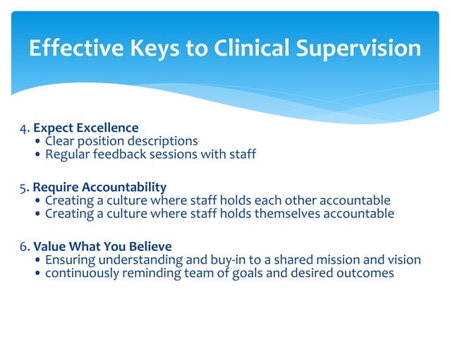 Clinical Model of Supervision | PPTX