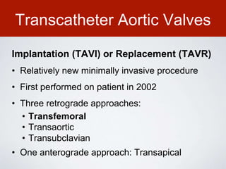 Clinical needs finding presentation tavi | PPT