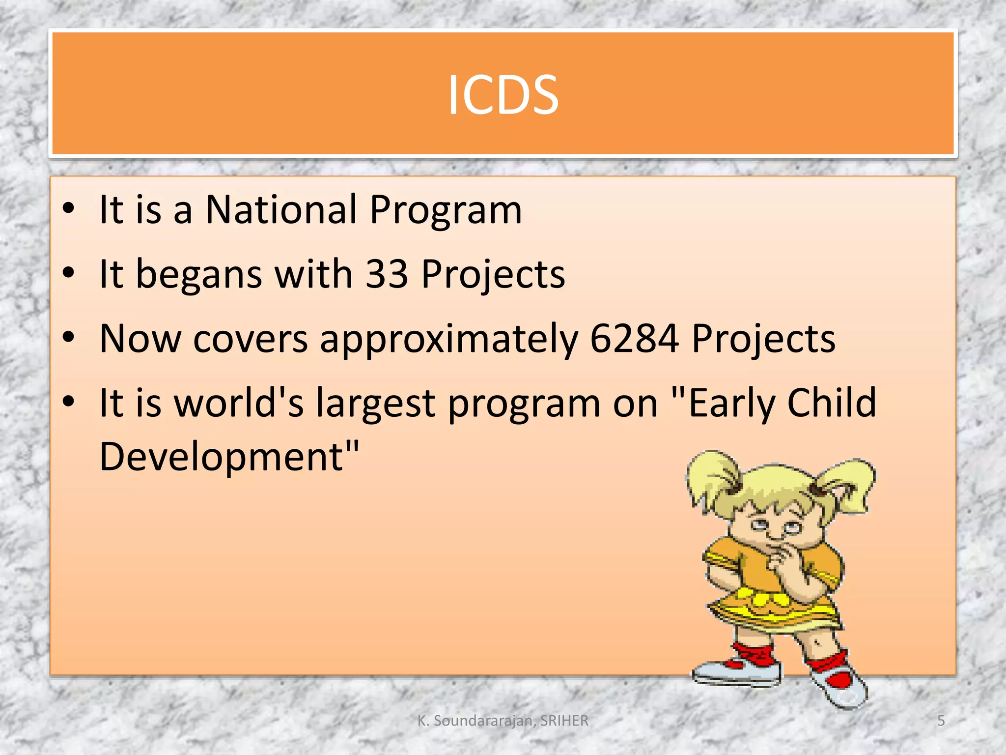 Integrated child development services | PPTX