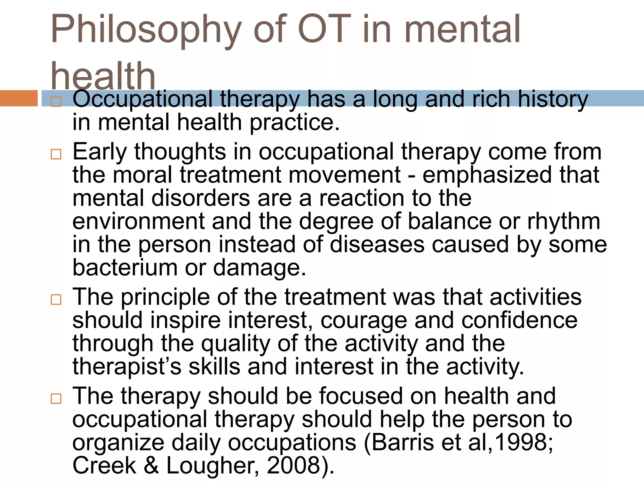 CLINICAL OCCUPATIONAL THERAPY 1 (PSYCHOSOCIAL) 2020_2021.pptx
