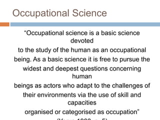 CLINICAL OCCUPATIONAL THERAPY 1 (PSYCHOSOCIAL) 2020_2021.pptx