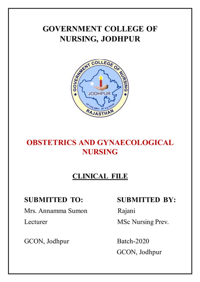 clinical oobjective obg.docx | Pregnancy | Reproductive Health