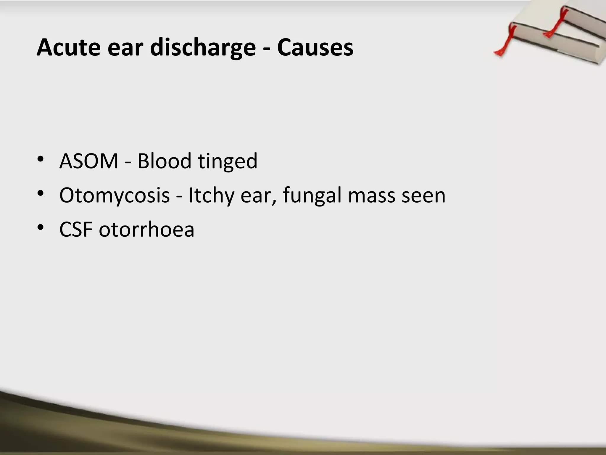 Clinical otology | PPT
