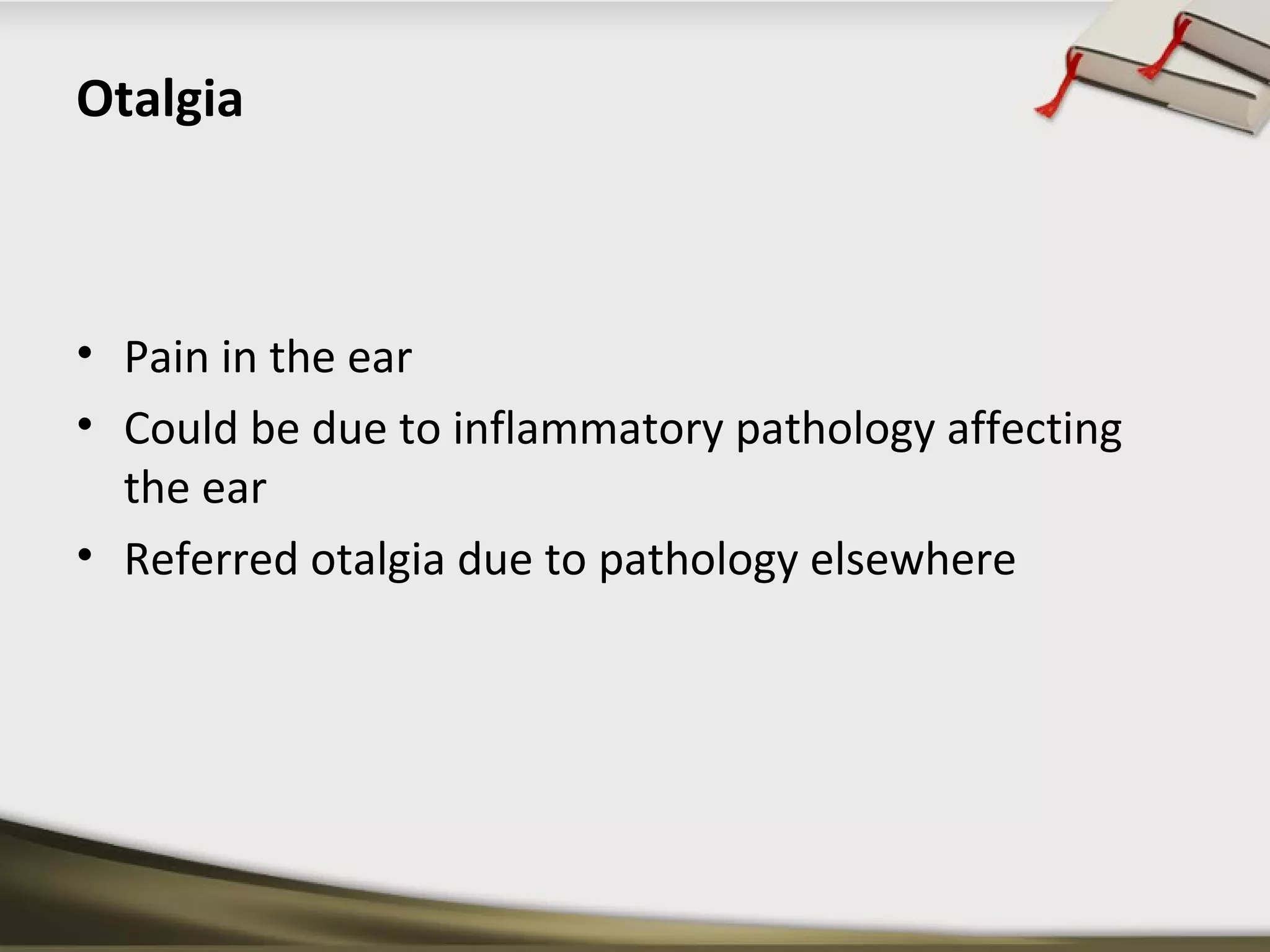 Clinical otology | PPT