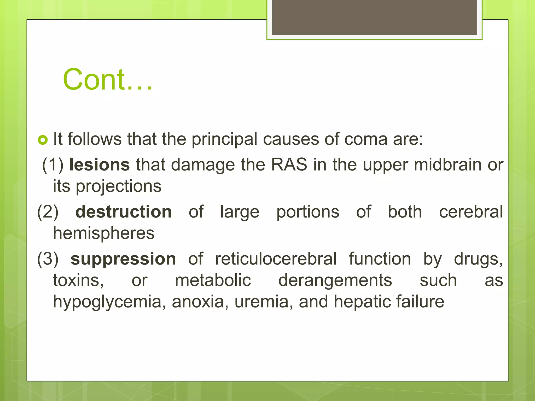 Clinical path phys(neurologic coma) | PPTX