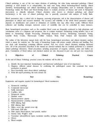 Clinical pathology | PDF