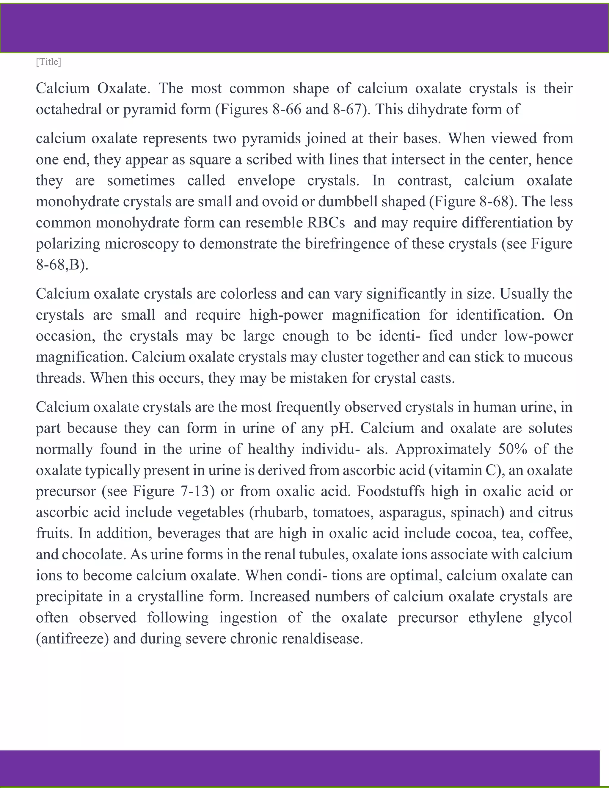 Clinical pathology Notes | PDF