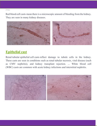 Clinical pathology Notes | PDF