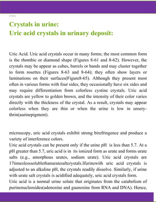 Clinical pathology Notes | PDF