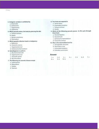 Clinical pathology Notes | PDF
