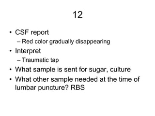 Clinical pathology spots for final MBBS | PDF
