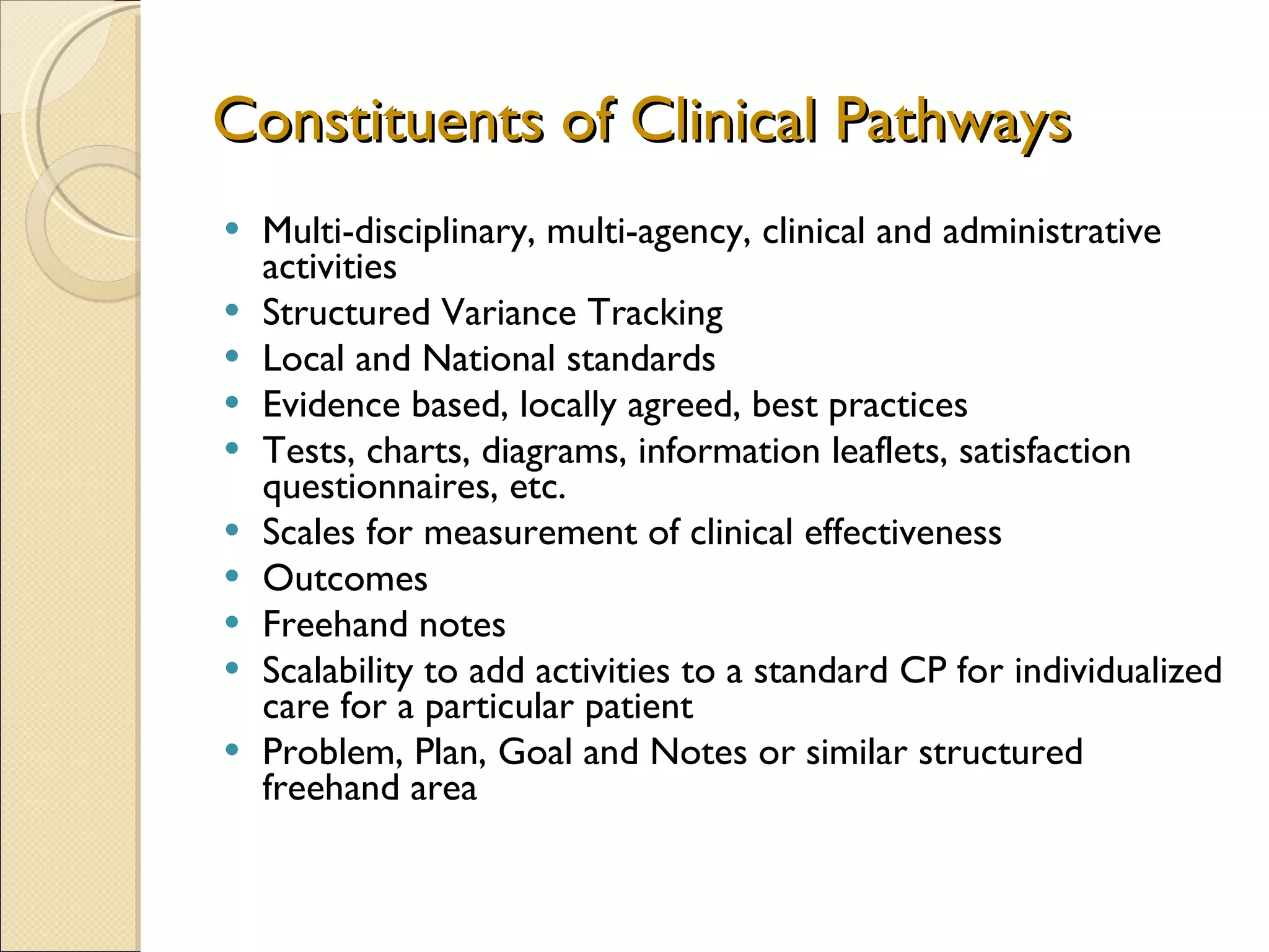 Clinical Pathways | PPT