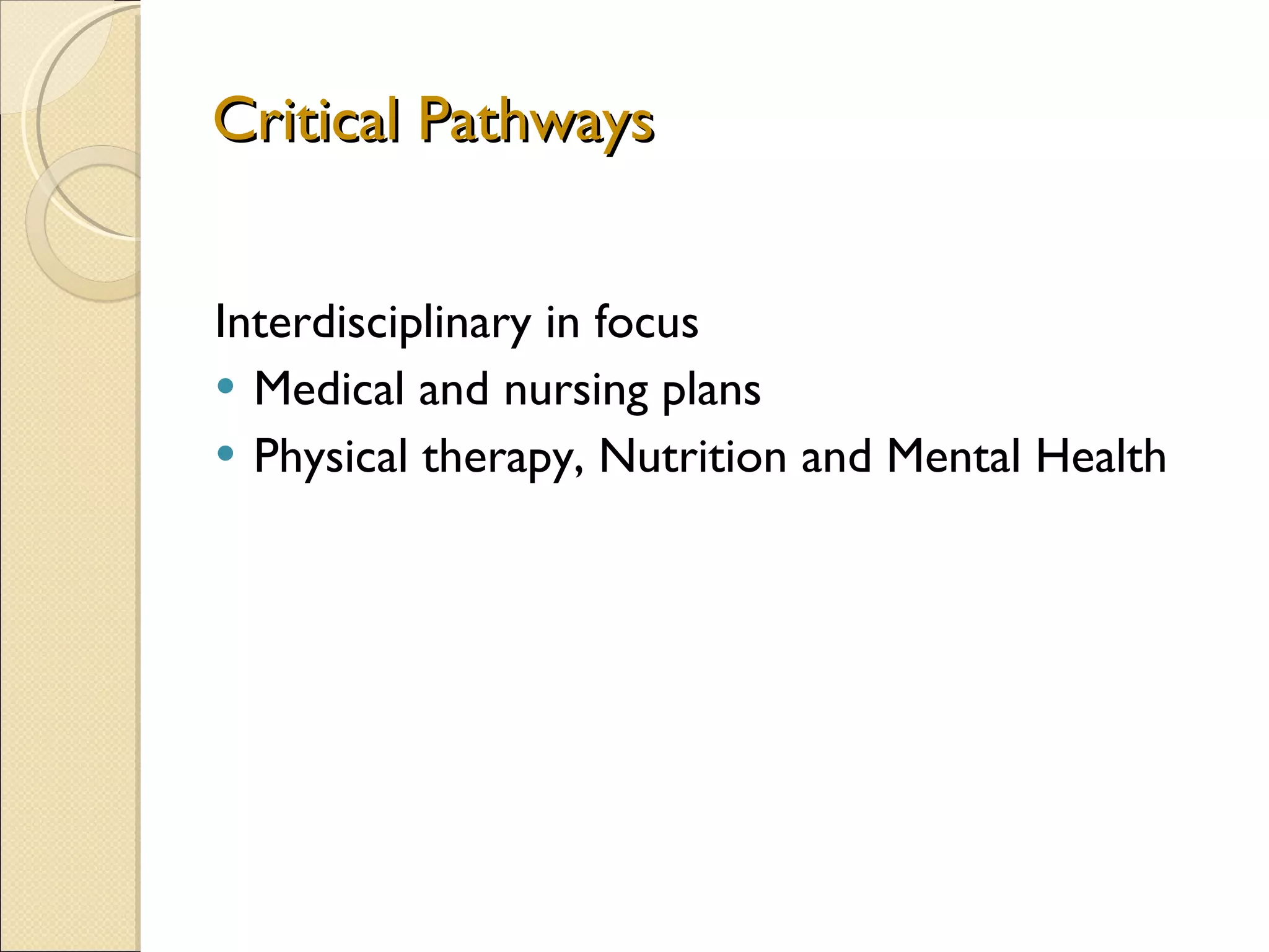 Clinical Pathways | PPT