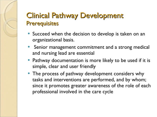 Clinical Pathways | PPT | Healthcare Industry | Industries