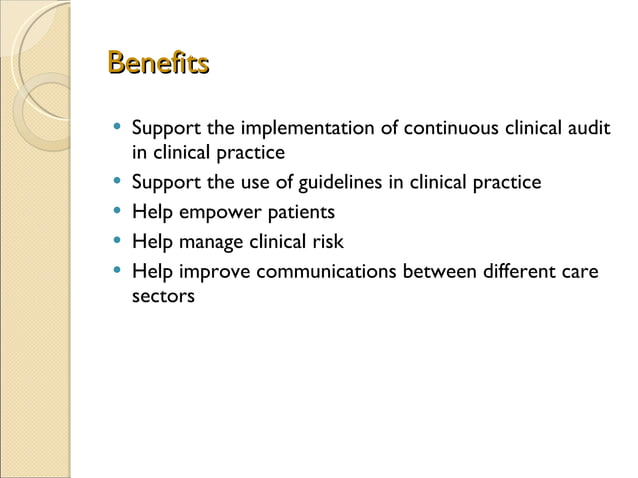 Clinical Pathways | PPT | Healthcare Industry | Industries