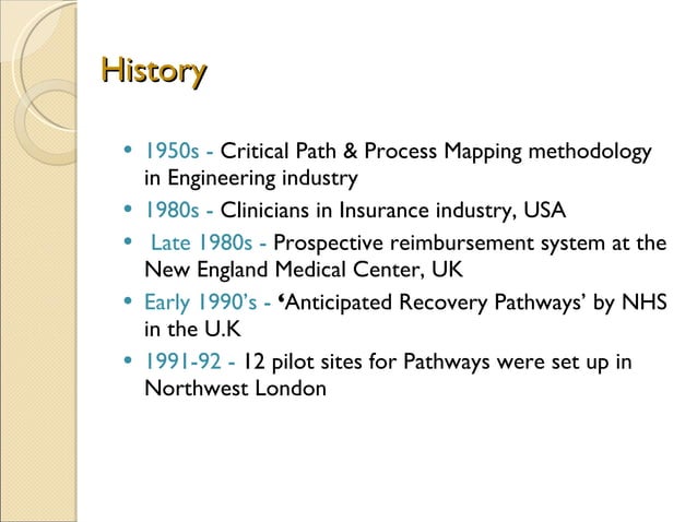 Clinical Pathways | PPT | Healthcare Industry | Industries
