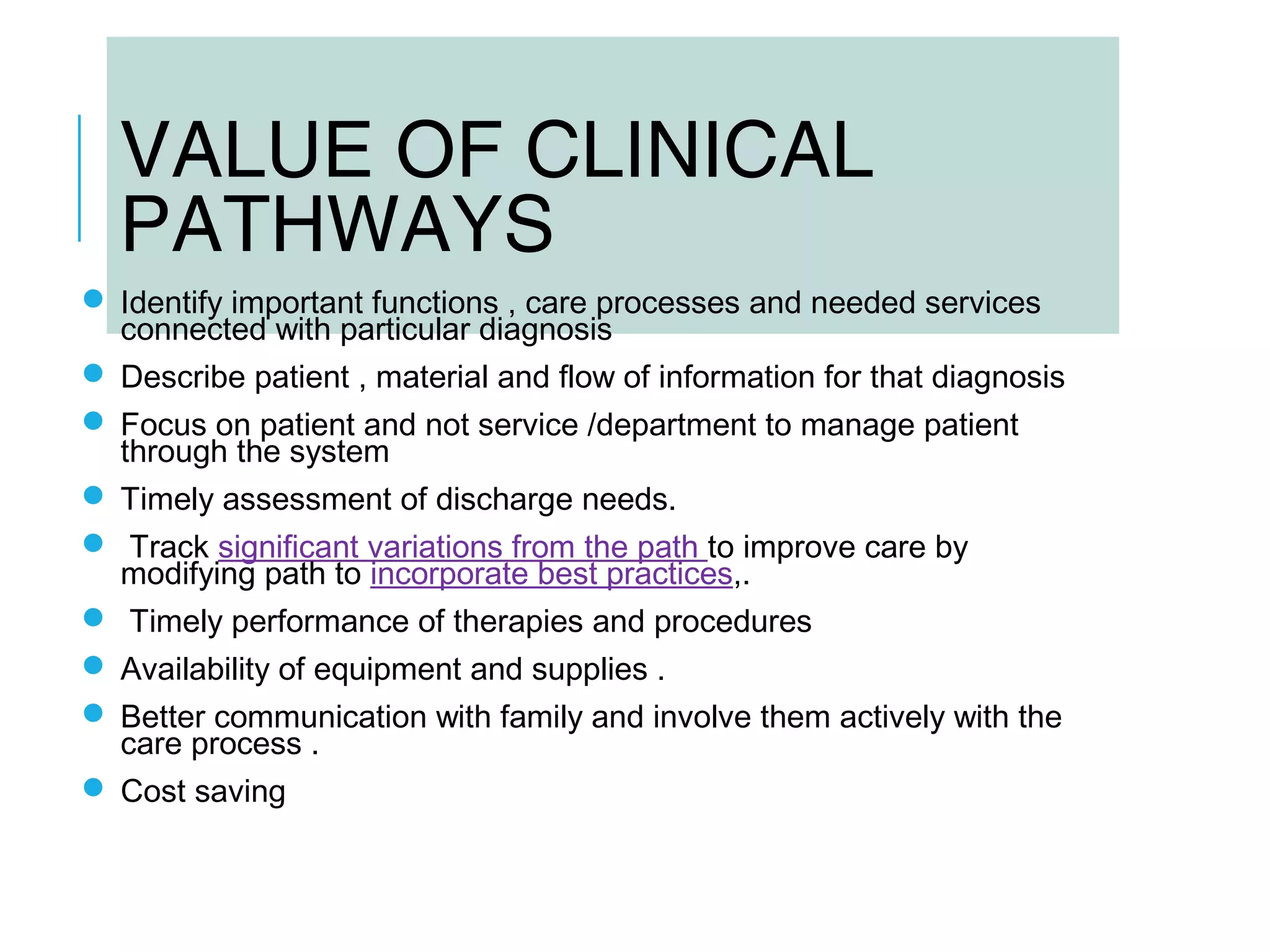 Standard of care / Standard of Practice / Clinical Guideline/ Clinical ...