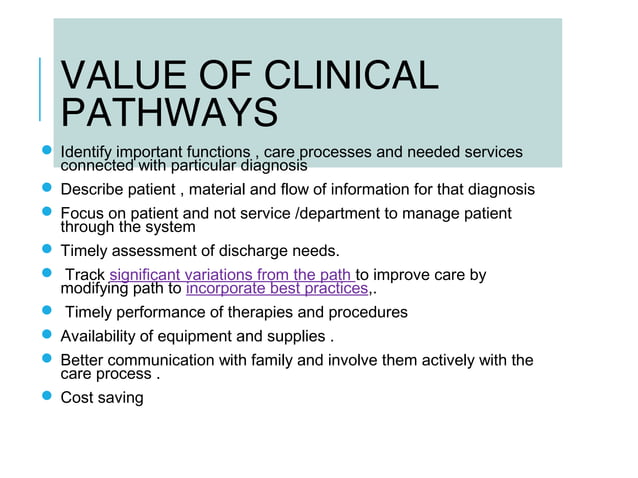 Standard of care / Standard of Practice / Clinical Guideline/ Clinical ...