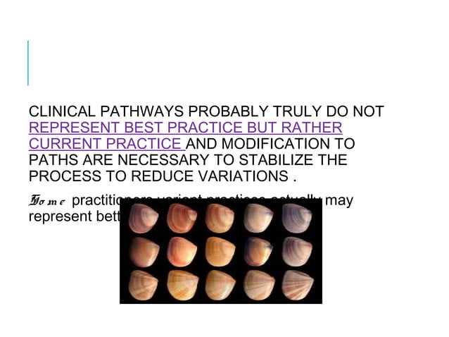 Standard of care / Standard of Practice / Clinical Guideline/ Clinical ...
