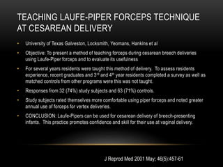 Clinical pelvimetry and Forceps Assisted Vaginal Delivery | PPTX