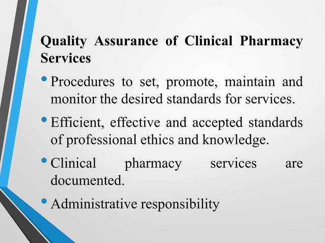 Clinical pharmacist activities.pptx | Substance Abuse | Diseases and Conditions