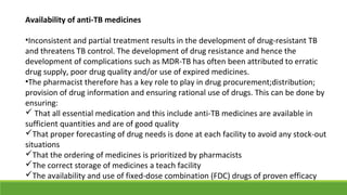 Clinical pharmacist in TB & Renal Ward | PPT