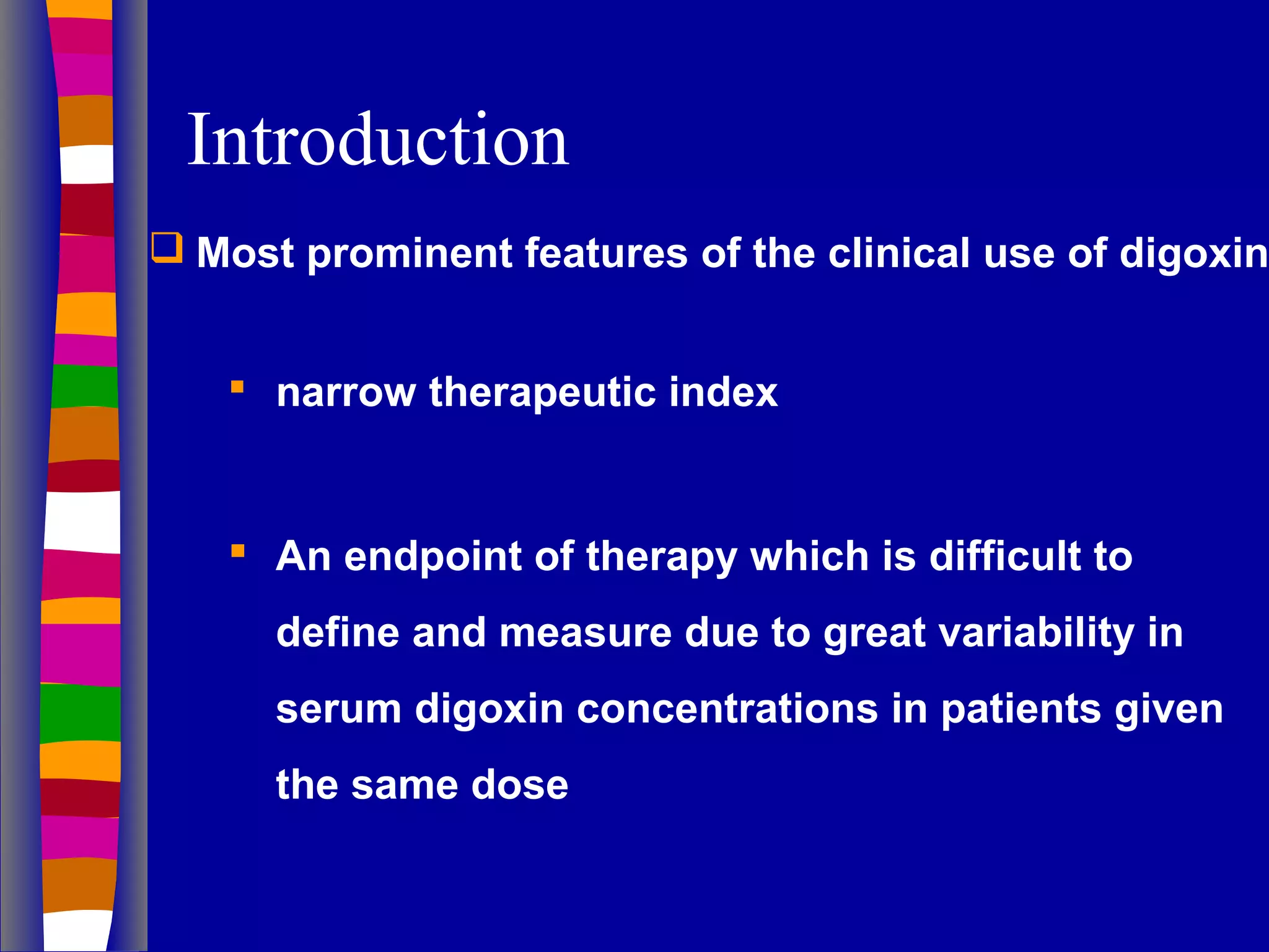 Clinical pharmacokinetics of digoxin | PPT