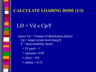 Clinical pharmacokinetics of digoxin | PPT