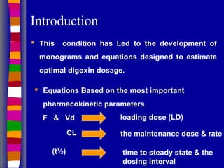 Clinical pharmacokinetics of digoxin | PPT