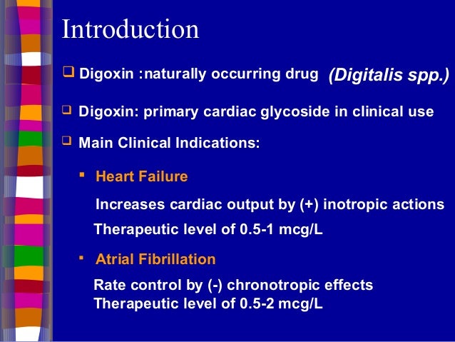Clinical pharmacokinetics of digoxin