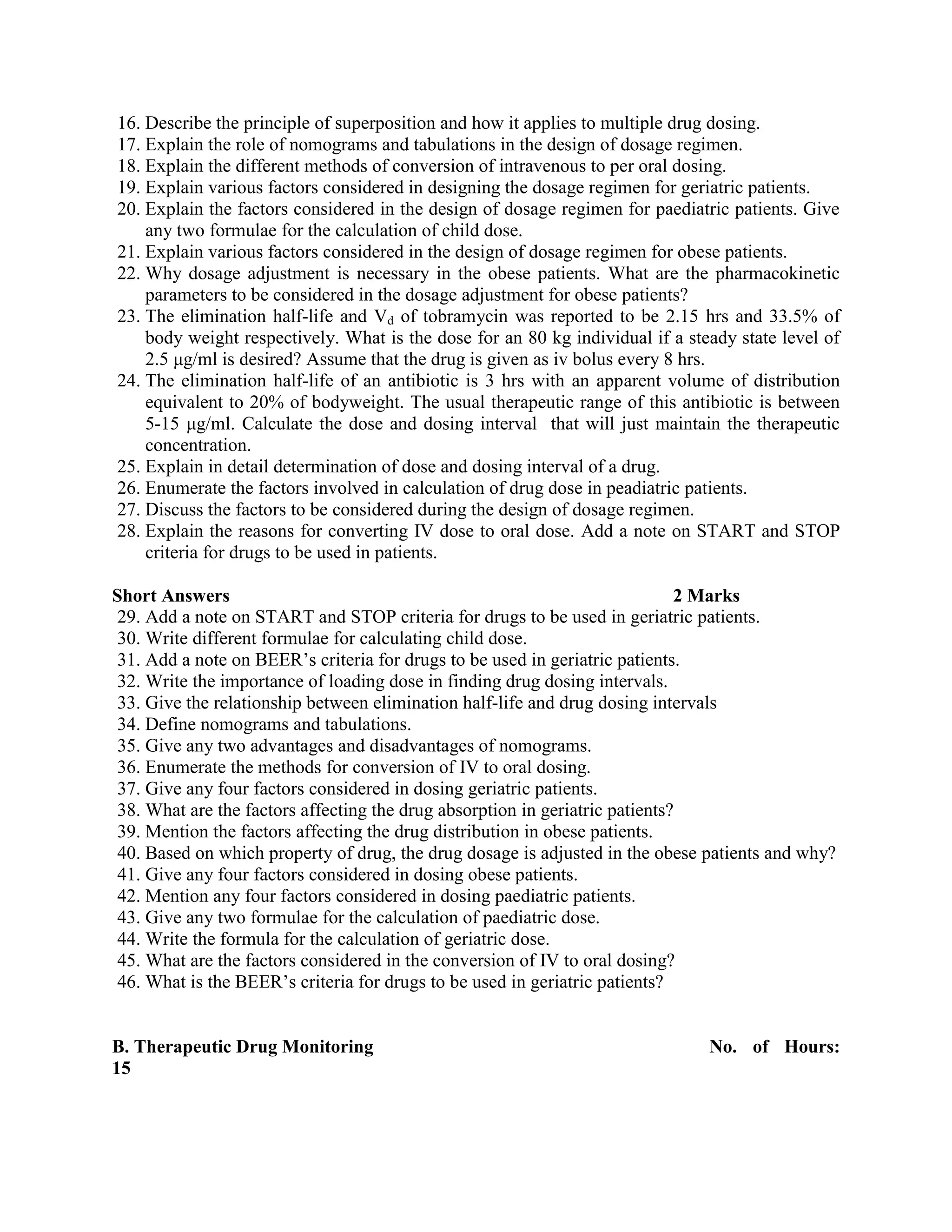 Clinical Pharmacokinetics &Pharmacotherapeutic Drug Monitoring 5th ...