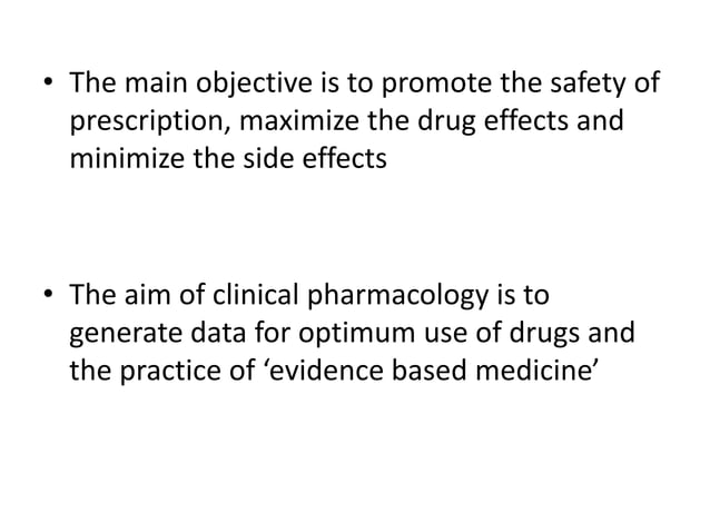 Clinical pharmacology and drug development | PPTX