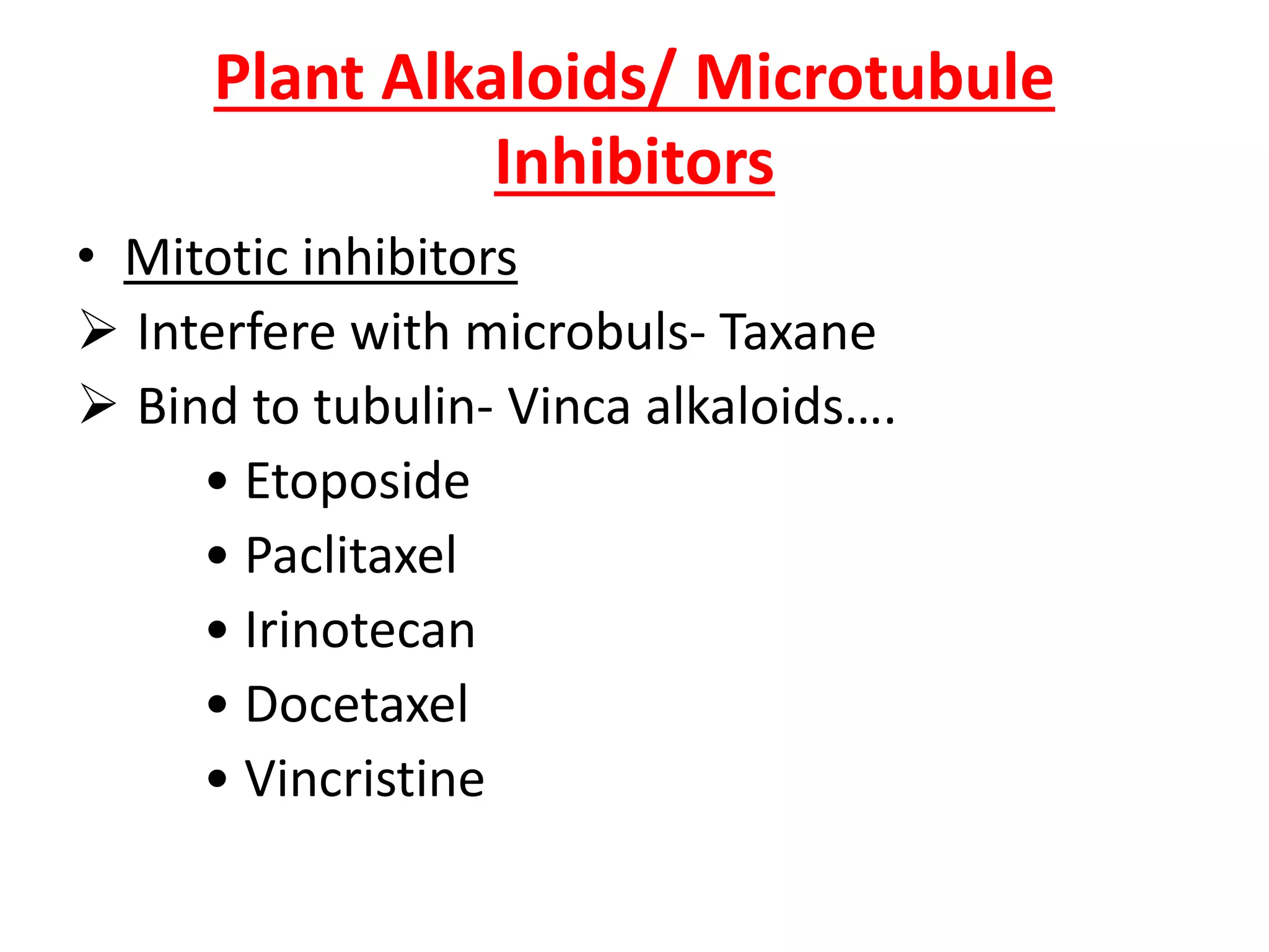 Clinical pharmacology module list of anti cancer drugs | PDF