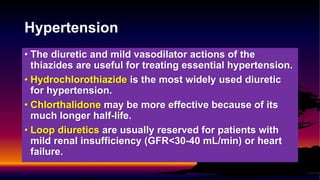 Clinical pharmacology of diuretic agents | PPT