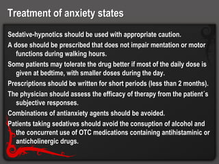 Clinical pharmacology of sedative hypnotics | PPSX