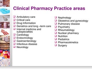 INTRODUCTION OF CLINICAL PHARMACY | PPT