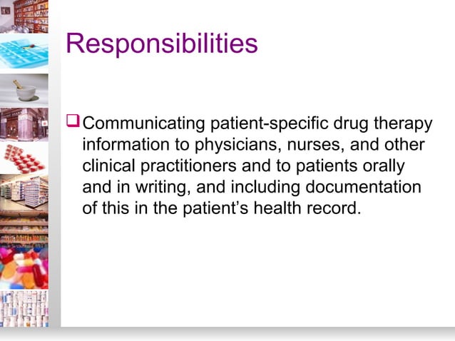 INTRODUCTION OF CLINICAL PHARMACY | PPT | Pharmaceutical Industry | Industries